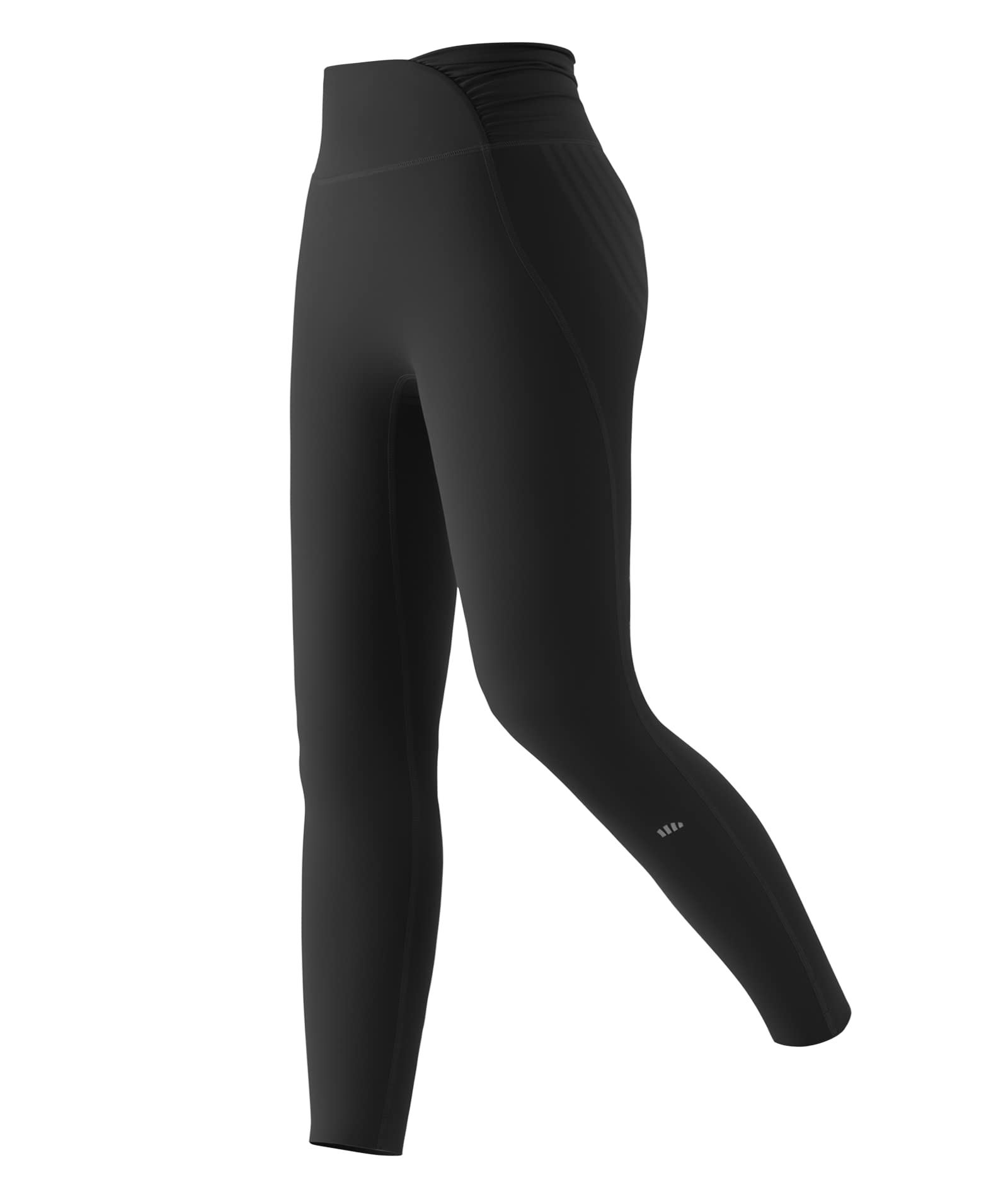 BENEUNDER Women's High Waisted Yoga Leggings with Tummy Control(Black,L)