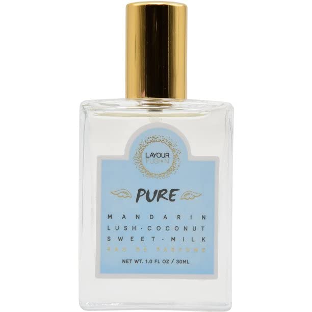 CYOIDAI Layour Fusion Pure Mandarin Lush, Coconut, Sweet Milk, Eau De Parfume 1.0 oz (Pack of 2)