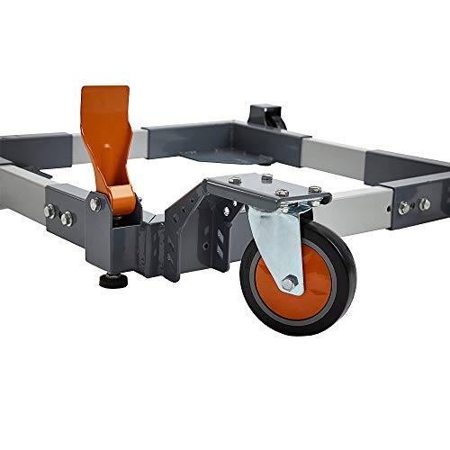 Bora Portamate Mobile Base PM-3800 with High Clearance 5β Wheels β Universal, Heavy Duty, Adjustable Rolling Kit, Floor Dolly Roller for Equipment, Power Tools, Machines- 1500 lb Capacity
