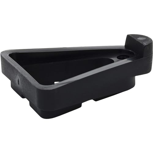 Bosmere Pot Toes, Plant Pot Risers for Indoor and Outdoor, Prevent Stains and Rotting on Wood, Cement, and Tile - Black (Pack of 12)