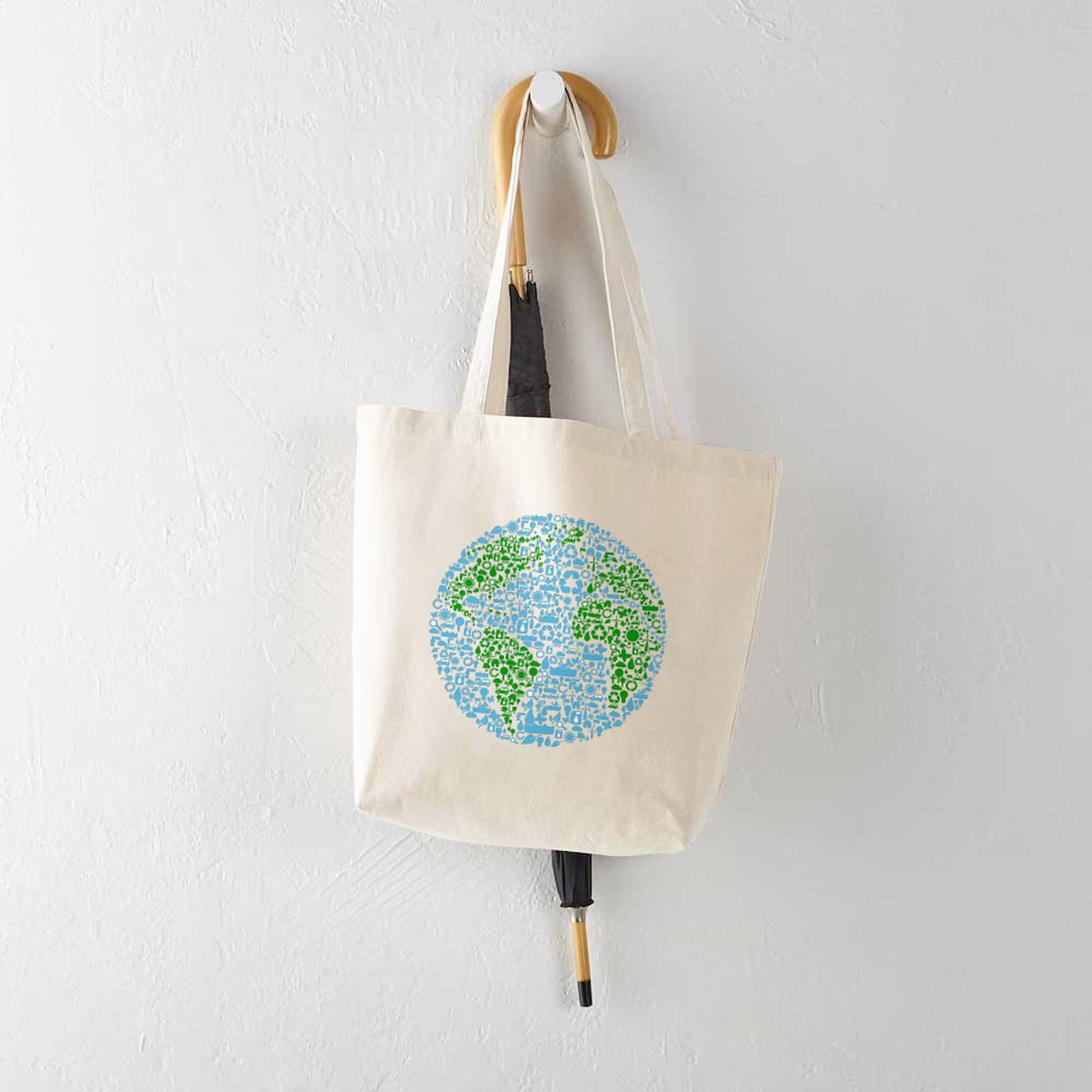 CafePress Save The Planet Tote Bag Canvas Tote Shopping Bag