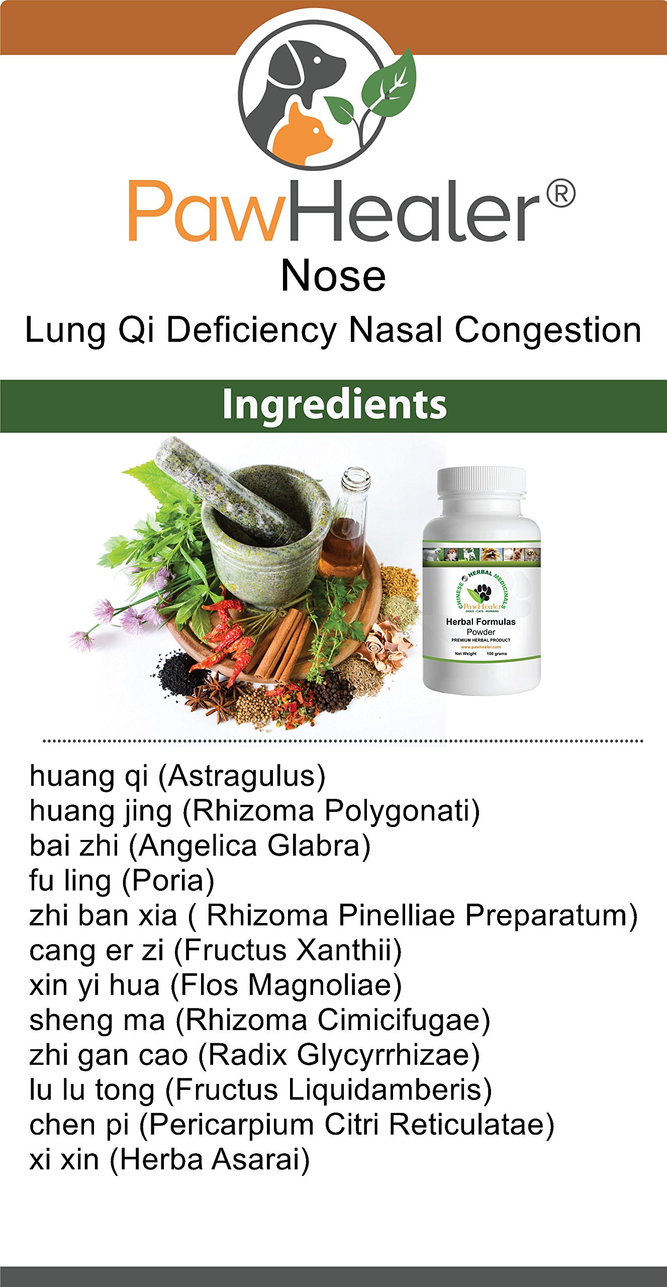 Deep-Croupy Cough - Lung Qi Support: Kidney Yang Deficiency-100 Grams-Herbal Cough Powder-Dogs & Pets