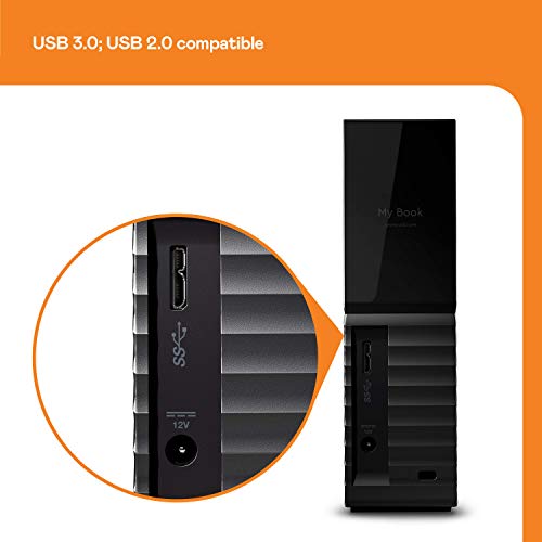 WD 3TB My Book Desktop External Hard Drive, USB 3.0 - WDBBGB0030HBK-NESN