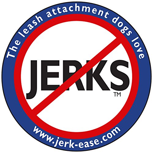 JERK-EASE BUNGEE DOG LEASH EXTENSION β Patented Shock Absorber Attachment Protects You and Your Dogs β Works with ANY Leash & Collar or Harness β a MUST for Retractable Leashes β PICK SIZE/COLOR BELOW