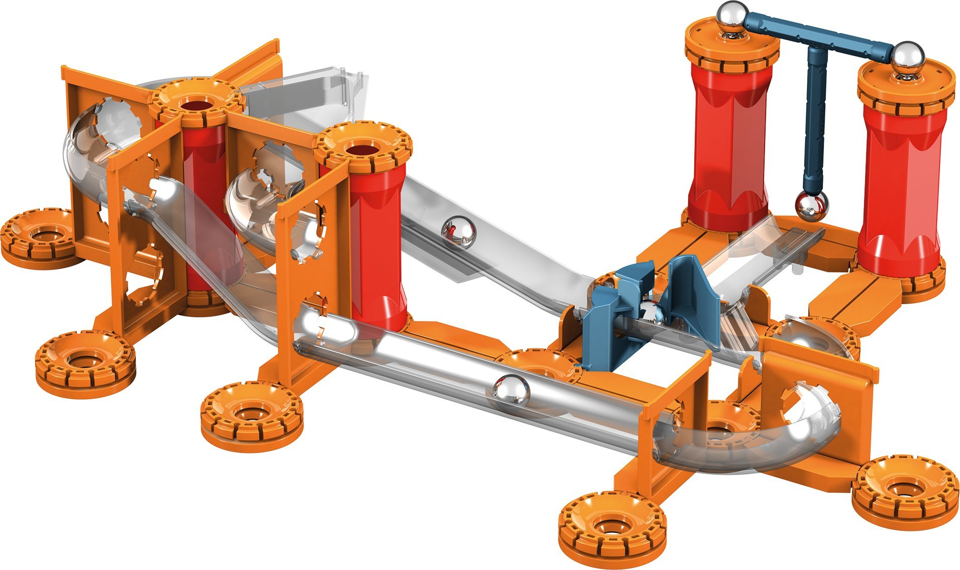 Geomag Magnetic Toys | Mechanics Gravity Track | Kids STEM Marble Run Building Toy | Magnetic Motion | Educational Game | Swiss-Made | Age 7+ 115 Piece