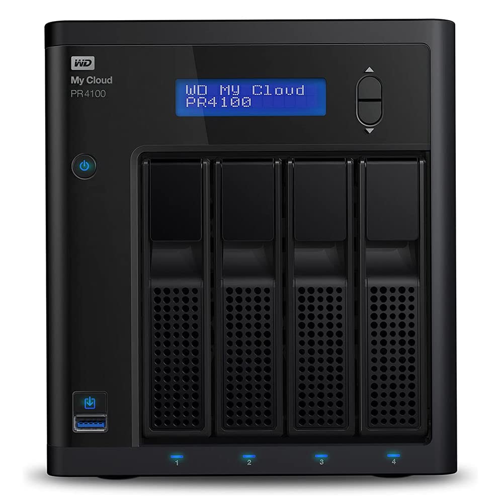 Western Digital Diskless My Cloud Pro Series PR4100 Network Attached Storage - NAS - Western DigitalBNFA0000NBK-NESN