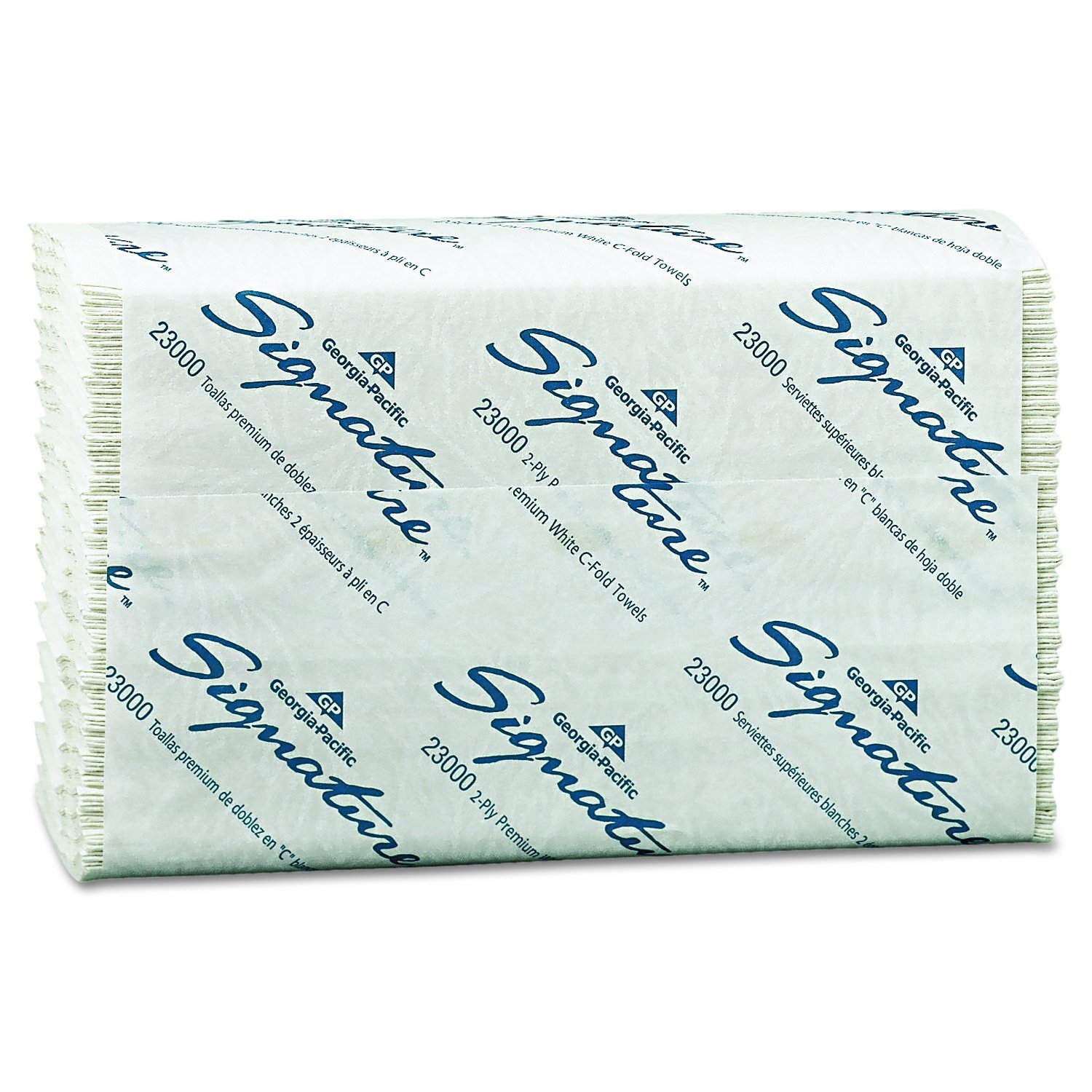 Georgia Pacific Professional 23000 C-Fold Paper Towels, 10 1/10 x 13 1/5, White, 120 Per Pack (Case of 12 Packs), 3 Case