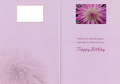 Designer Greetings Why God Created Mothers: Flower in Die Cut Window Religious/Inspirational Birthday Card