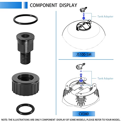 besttruck R0552000 Tank Adapter with O-Ring and Union Replacement Kit for Select Zodiac Jandy Pool & Spa Cartridge Filters