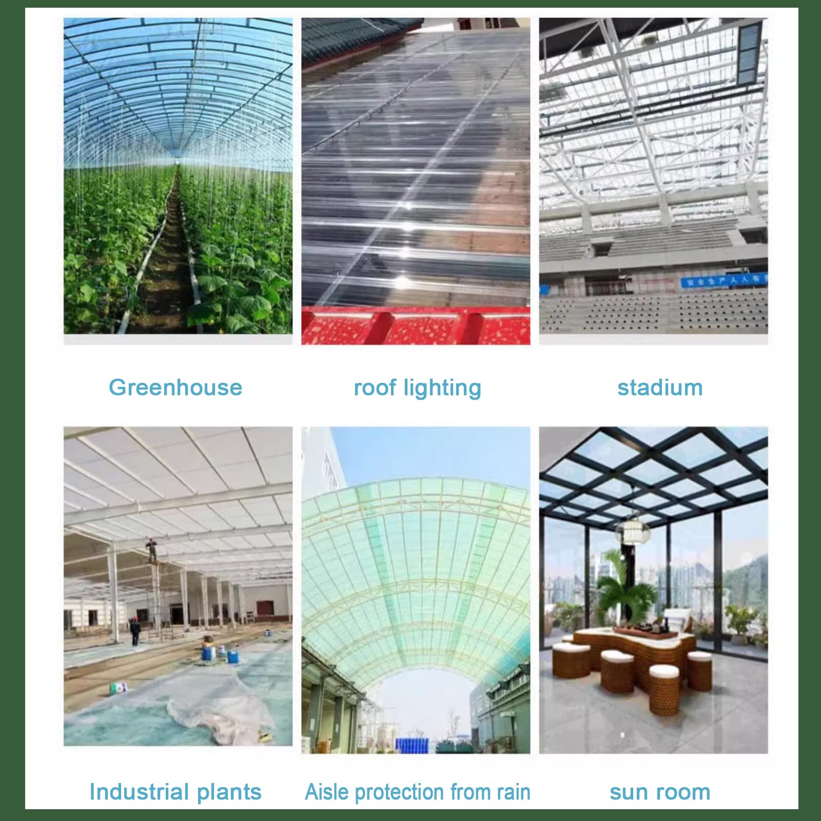 Corrugated Roof Cladding Panel,3/5/7/8/11/12/18 Pcs Fiberglass Daylighting Panels,Roofing Sheet,Sun Protection Heat-Insulating Panels,for Greenhouse Canopy Carport (35x71in,3 pcs)