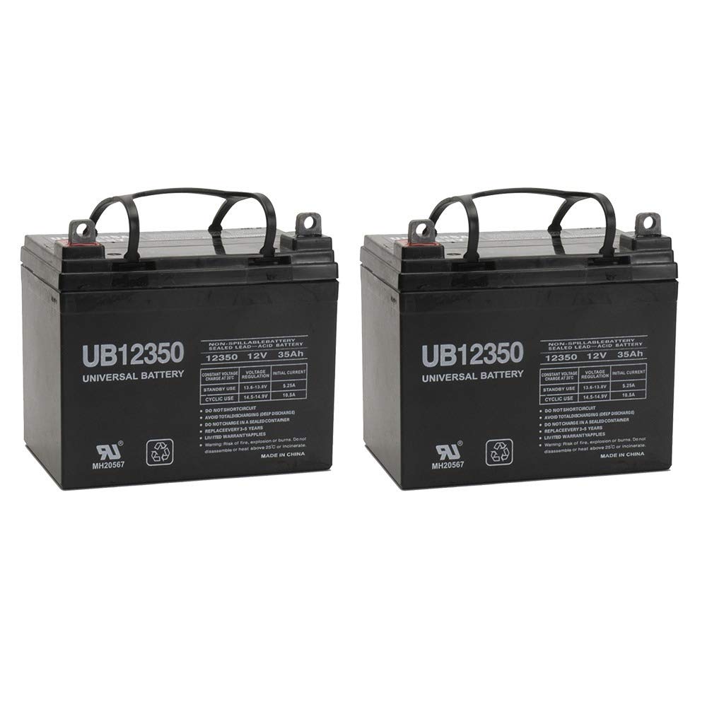 Universal Power Group 12V, 35AH, Battery, Golden Technology, Golden Companion - 2 Pack