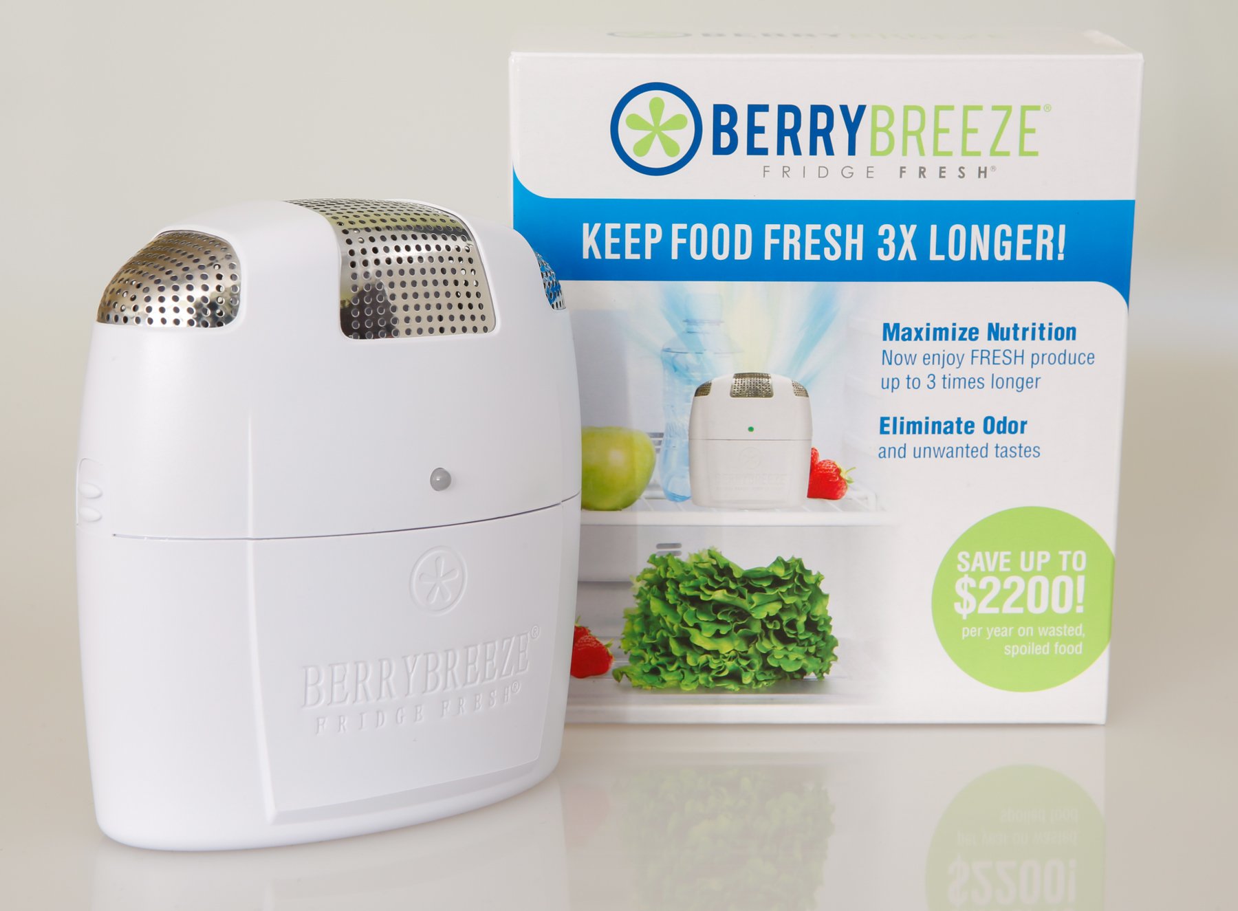 Berry Breeze Activated Oxygen Refrigerator Deodorizer-2023Model