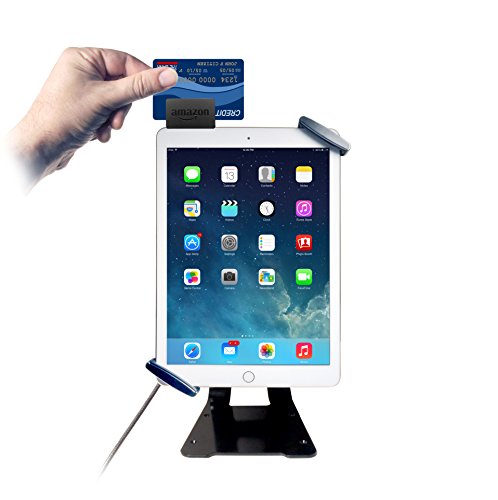 Universal Tablet Holder - CTA Universal Anti-Theft Security Grip Holder with Metal Stand for Tablets iPad 10.2" (7th/ 8th/ 9th Generation), & Other 7–10" Tablets (PAD-UATGS)