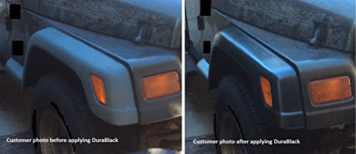 JJI Technologies DuraBlack Automotive Black Trim Rejuvenator - 12 Month No Color Fading - 8oz Bottle