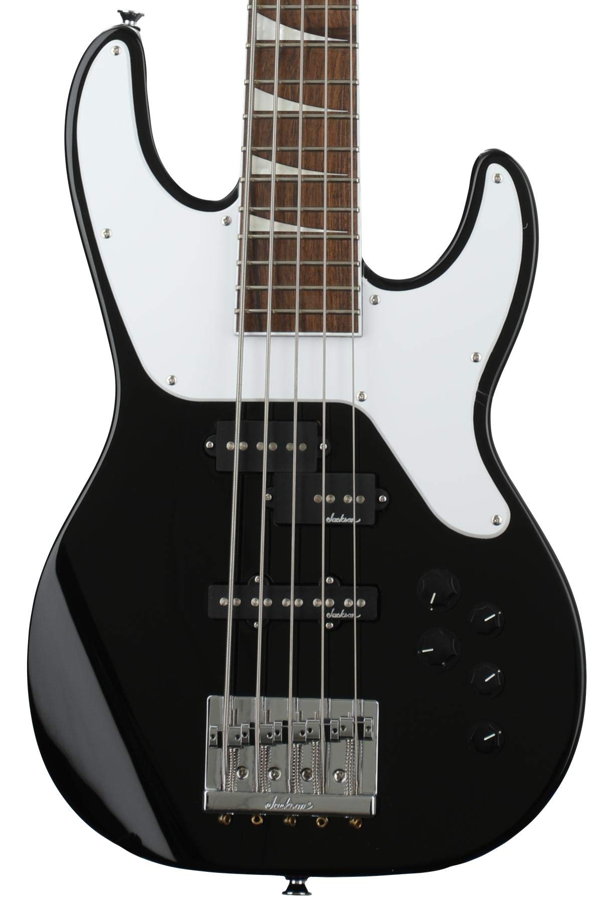 Jackson X Series 5-String Concert Bass CBXNT V, Gloss Black, Laurel Fingerboard