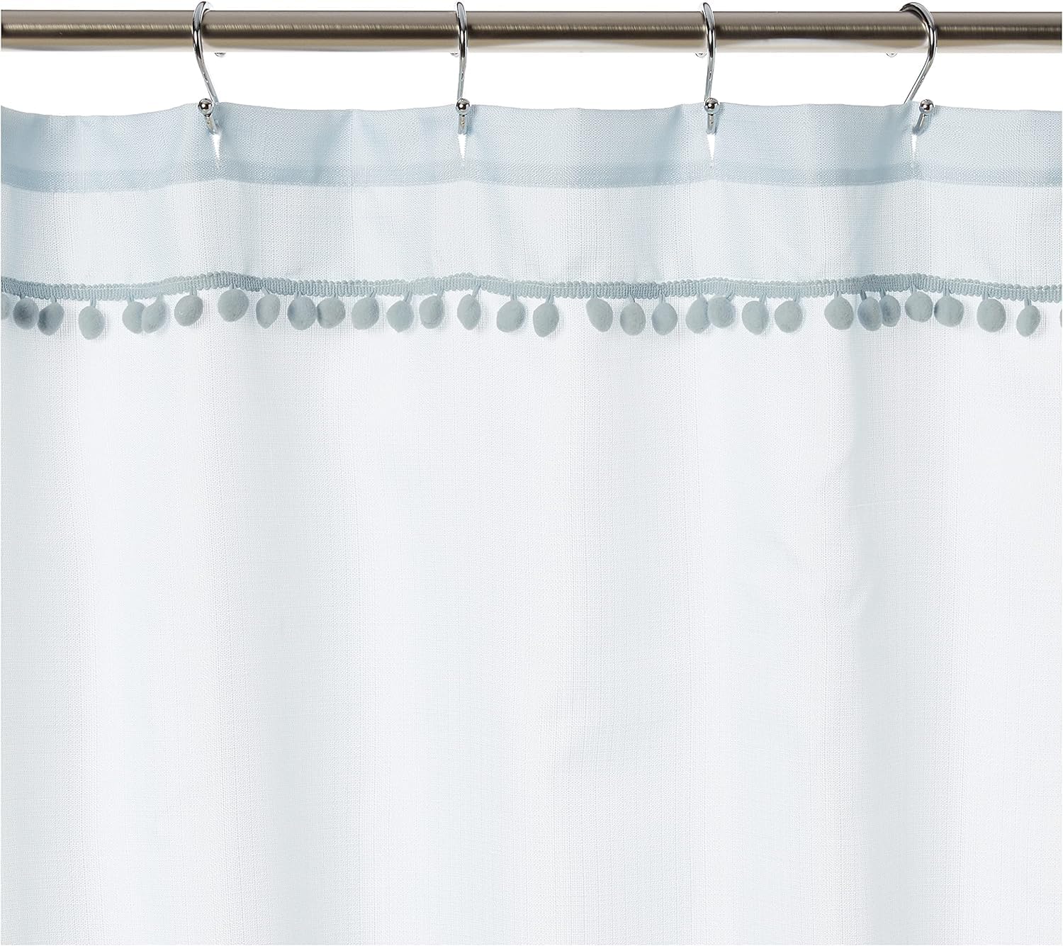 Avanti Linens - Fabric Shower Curtain, Oceanscape Inspired Bathroom Decor (Blue Lagoon Collection)