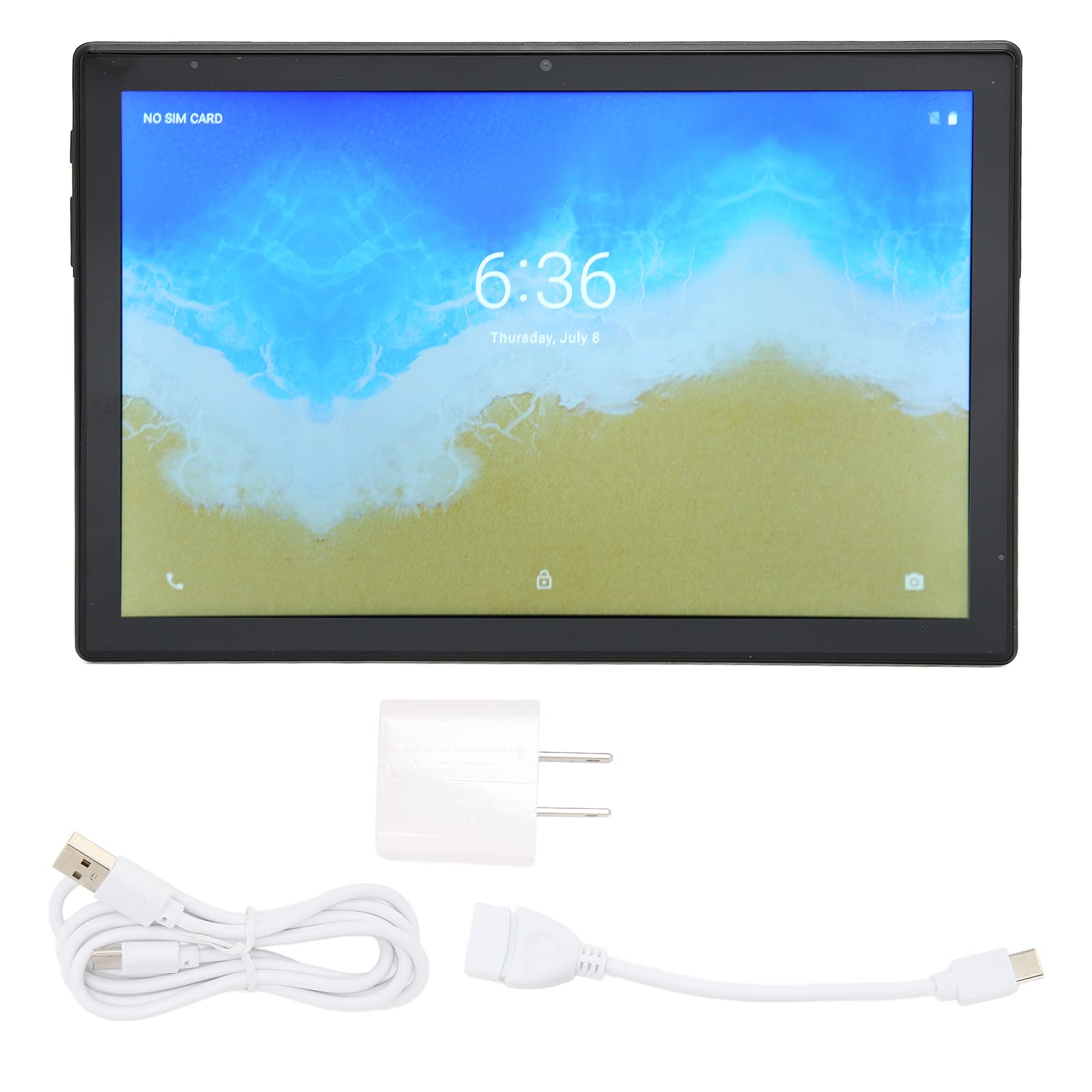 Bewinner 10.1inch Tablet for 11, 1280x800 HD Screen, 4GB RAM 128GB ROM, Octa Core Processor, Dual Sim Call Tablet, 5G Dual Band WiFi Tablet PC (US Plug)