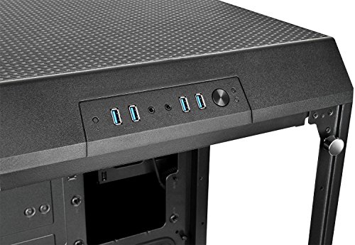 Thermaltake Tower 900 Black Edition Tempered Glass Fully Modular E-ATX Vertical Super Tower Computer Chassis CA-1H1-00F1WN-00