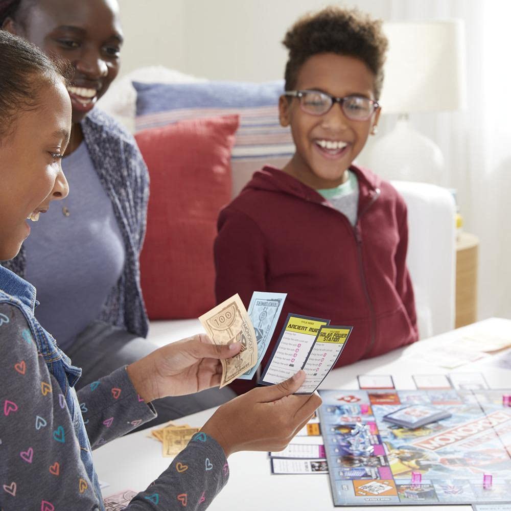 Monopoly: Transformers Edition Board Game for 2-6 Players Kids Ages 8 and Up, Includes Autobot and Decepticon Tokens