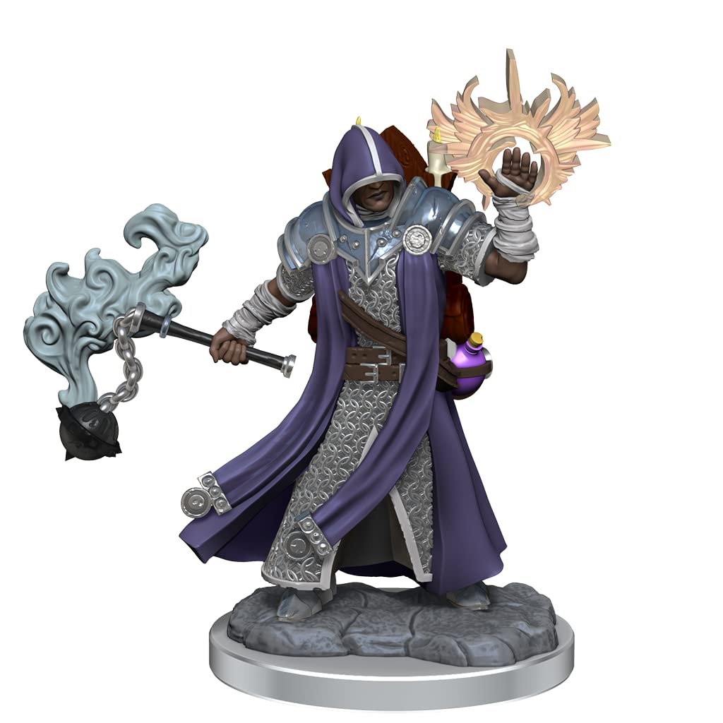 D&D Frameworks: Human Cleric Male - Unpainted and Unassembled