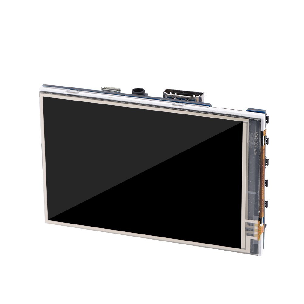 Bewinner 3.5inch HDMI LCD for Raspberry Pi, 1080P IPS 60fps 3.5 inch HDMI LCD Screen Display for Raspberry Pi + Black Acrylic Case, 320x480~1920x1080 Adjustable Resolution