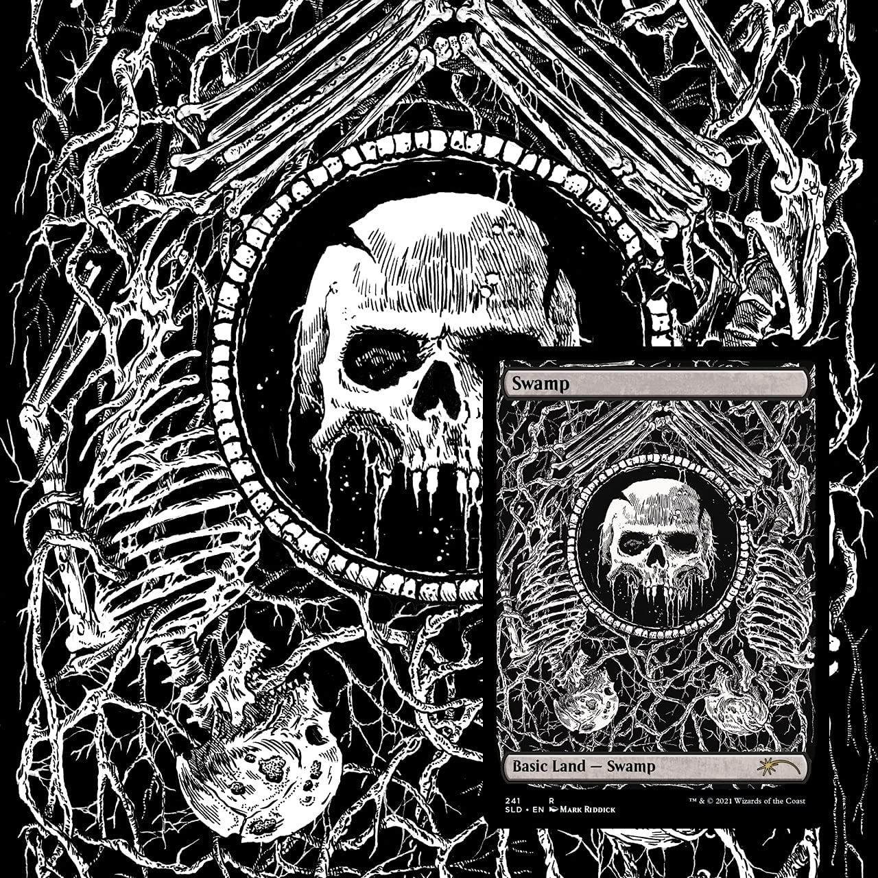 Magic TCG The Gathering Secret Lair: MTG Smitten Superdrop 2021 Unfathomable Crushing Brutality of Basic Lands