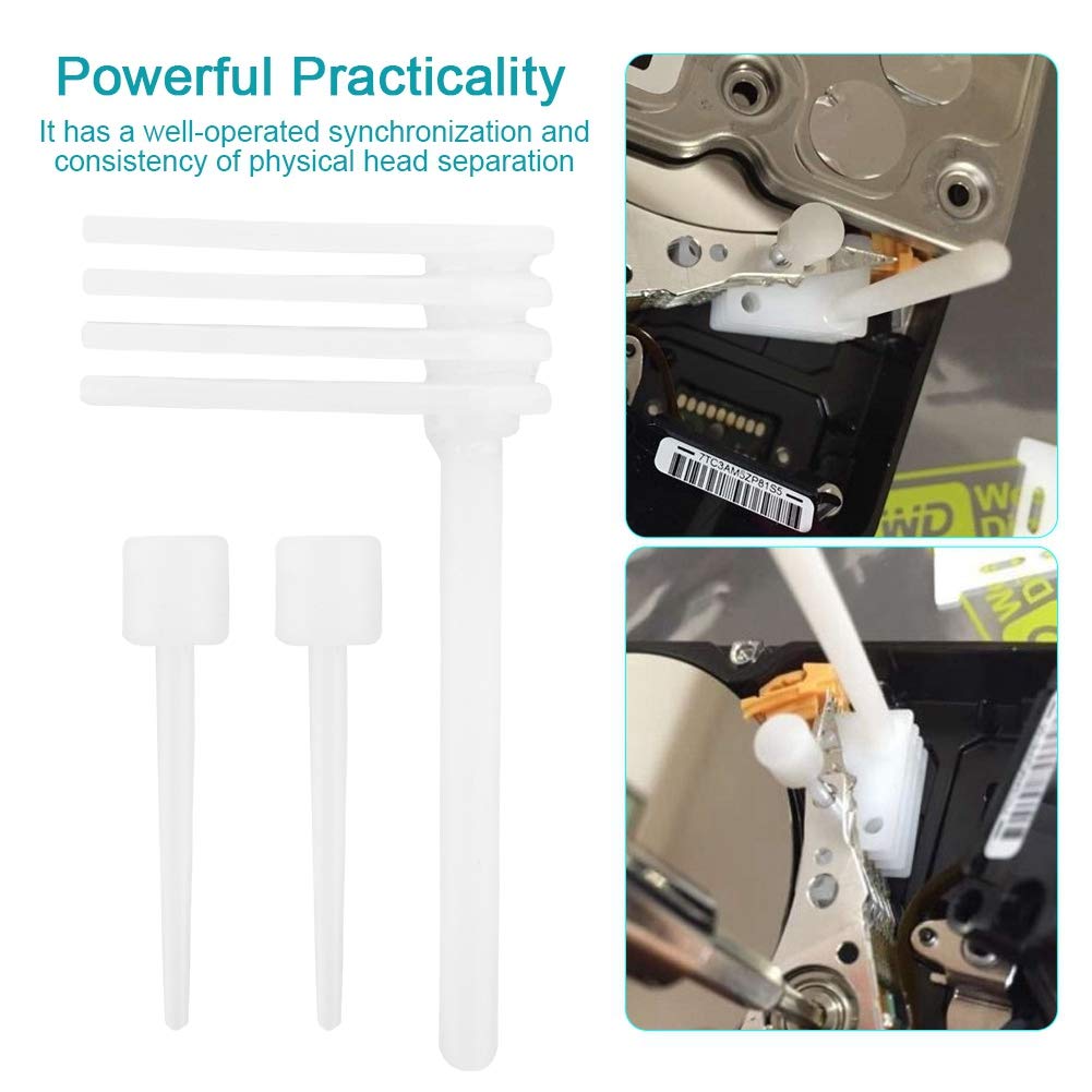 Bewinner 304# Replacement Hard Drive Head Tool Head Comb HDD Head Comb Tool for 4-disc 2.5-inch Hard Drive HDD WD20NMVW-11W68S0 with 10 Finger Sleeve+