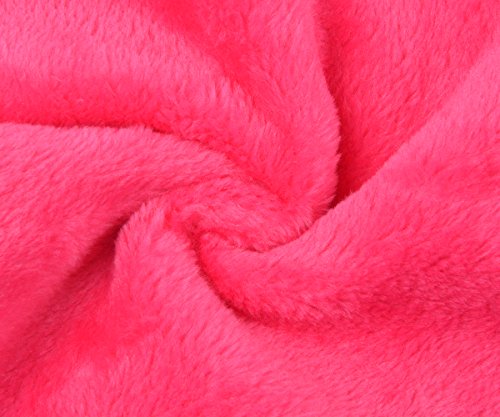 Sinland Microfiber Makeup Remover Cloth Reusable and Washable Makeup Remover Towels Face Cloths Facial Cleaning Towels Fast Drying Washcloth 9.8Inchx9.8Inch 4 Pack Dark Pink