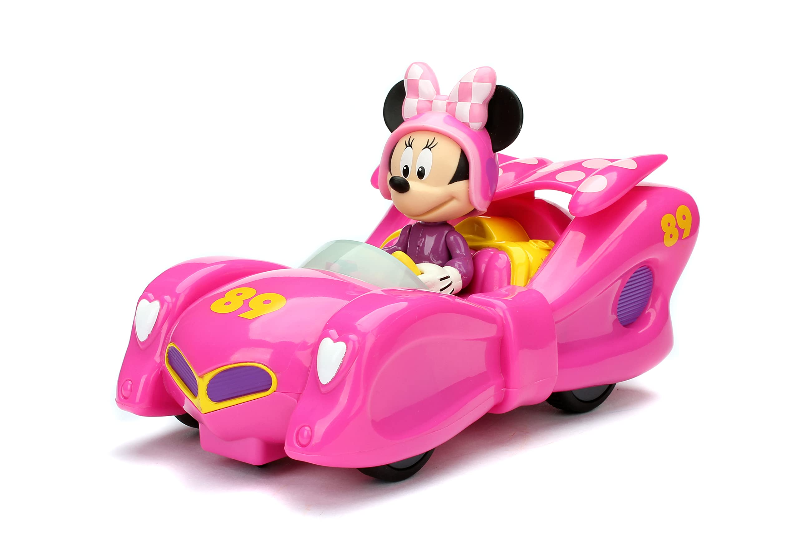 Jada Toys Disney Mickey & The Roadster Racers RC/Radio Control Toy Vehicle, Hot Pink
