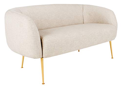 Safavieh Couture Collection Alena Glam Oatmeal Loveseat