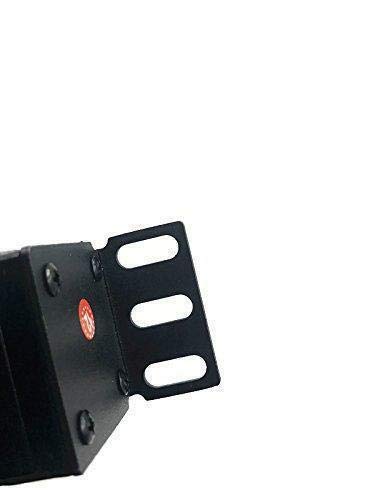 Raising Electronics 1U Rack Mount Distribution Power Unit-10 Outlet 15A PDU with Switch