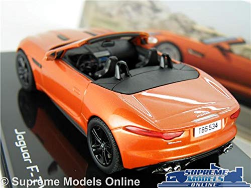 Jaguar F-Type V8-S CAR Model FIRESAND Orange F Type 1:43 IXO Dealer Special T3