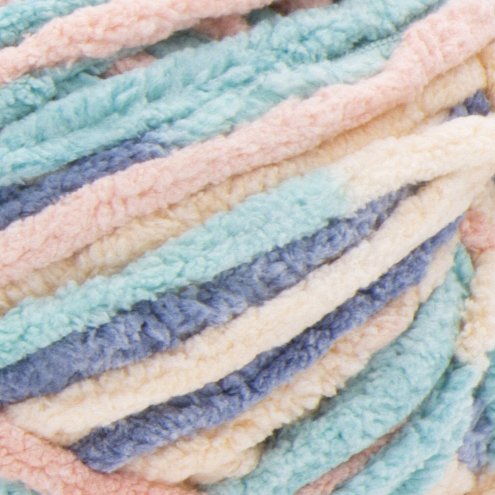 Bernat Baby Blanket Yarn - Big Ball (10.5 oz) - 2 Pack with Pattern Cards in Color (Mini Succulents)