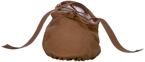 Bloch Women's Dance Men's Pump Split Sole Canvas Ballet Slipper/Shoe, Cocoa, 11