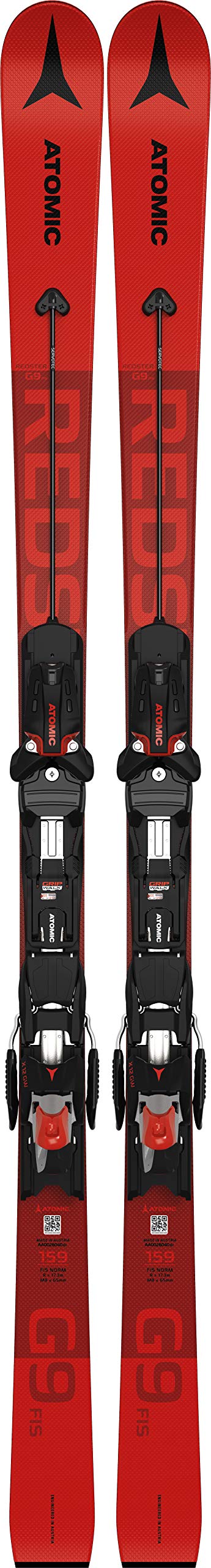 Atomic Redster G9 Fis J + X 12 Gw Skiing, Youth Unisex, AASS02362159, Red (red), 159 cm