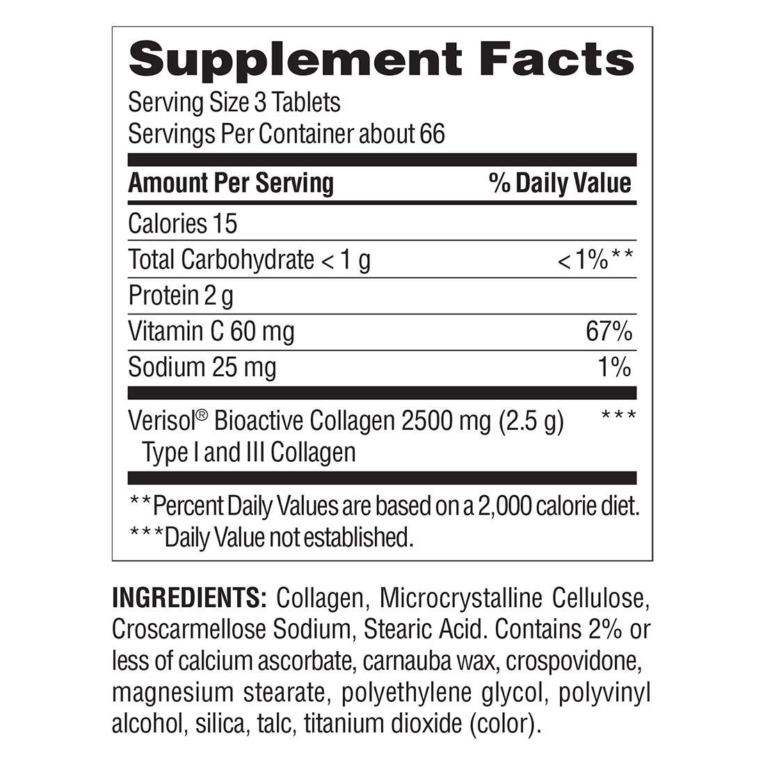 Berkley Jensen Ultra Collagen Tablets, 200 ct.