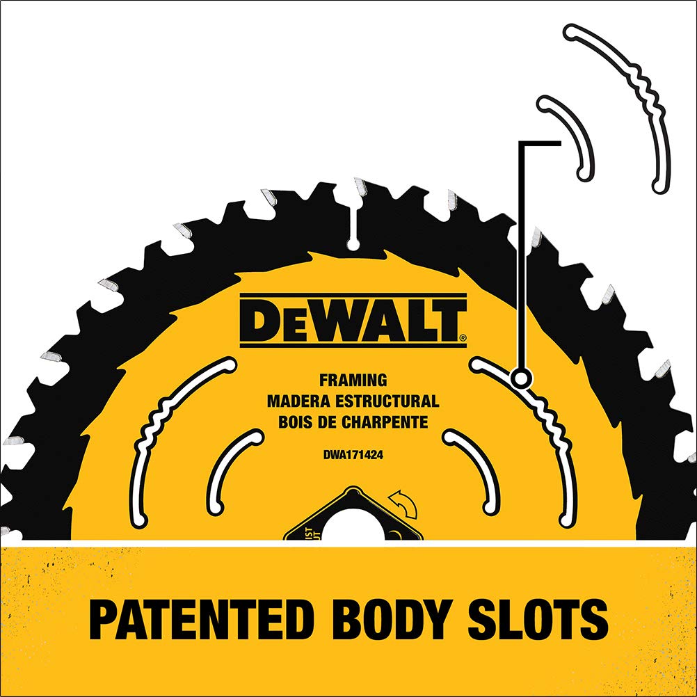 DEWALT Circular Saw Blade, 6 1/2 Inch, 18 Tooth, Framing (DWA161218)