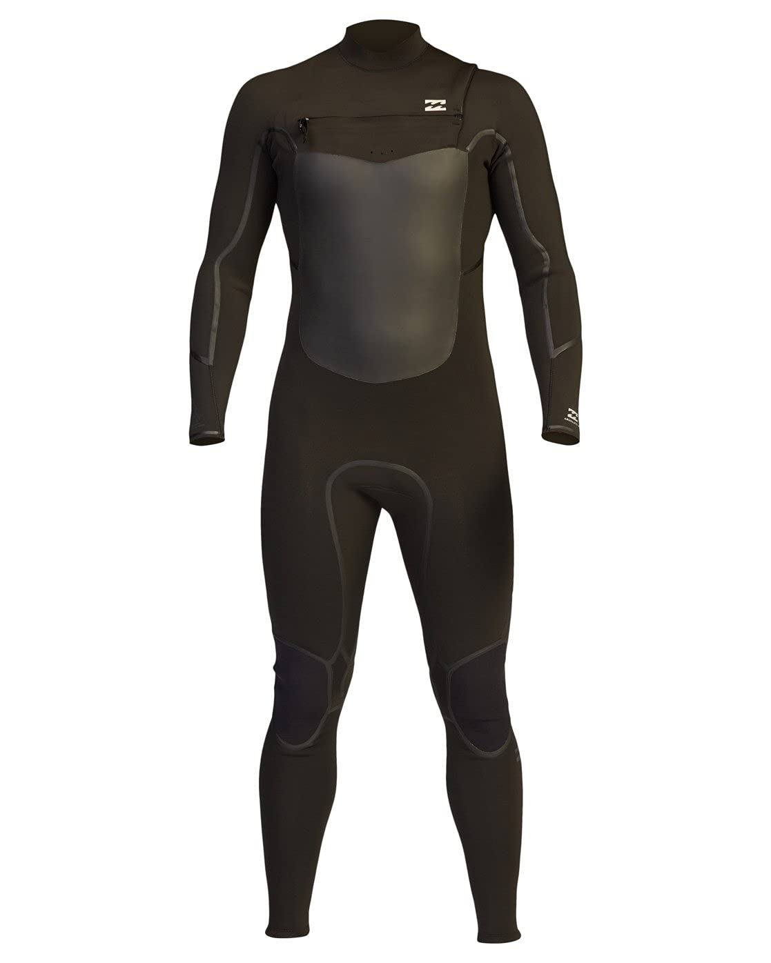 Billabong Mens 3/2mm Absolute Plus Chest Zip Full Wetsuit - Black | Large