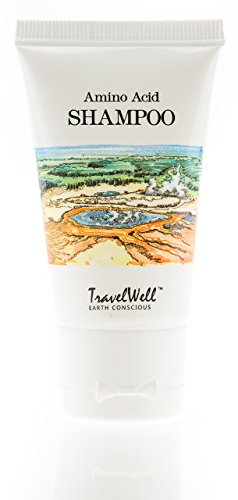 Travel Well Landscape Series Hotel Toiletries Amenities Travel Size Guest Shampoo 1.0 Fl Oz/30ml, Individually Wrapped 50 Tubes per Box