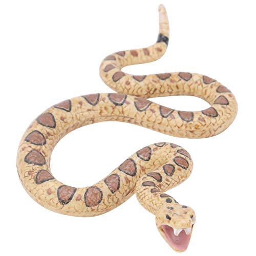 Bagima Highly Simulation Snake Trick Realistic Rubber Snake Mini Snake Model Decoration Supply Prank Props for Halloween Party (cobra)