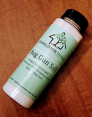 Bug Gun Salt from Donaldson Farms - 1,500 Shots of Specially Blended Salts for Most Effective Use - Original Bug Gun Salt