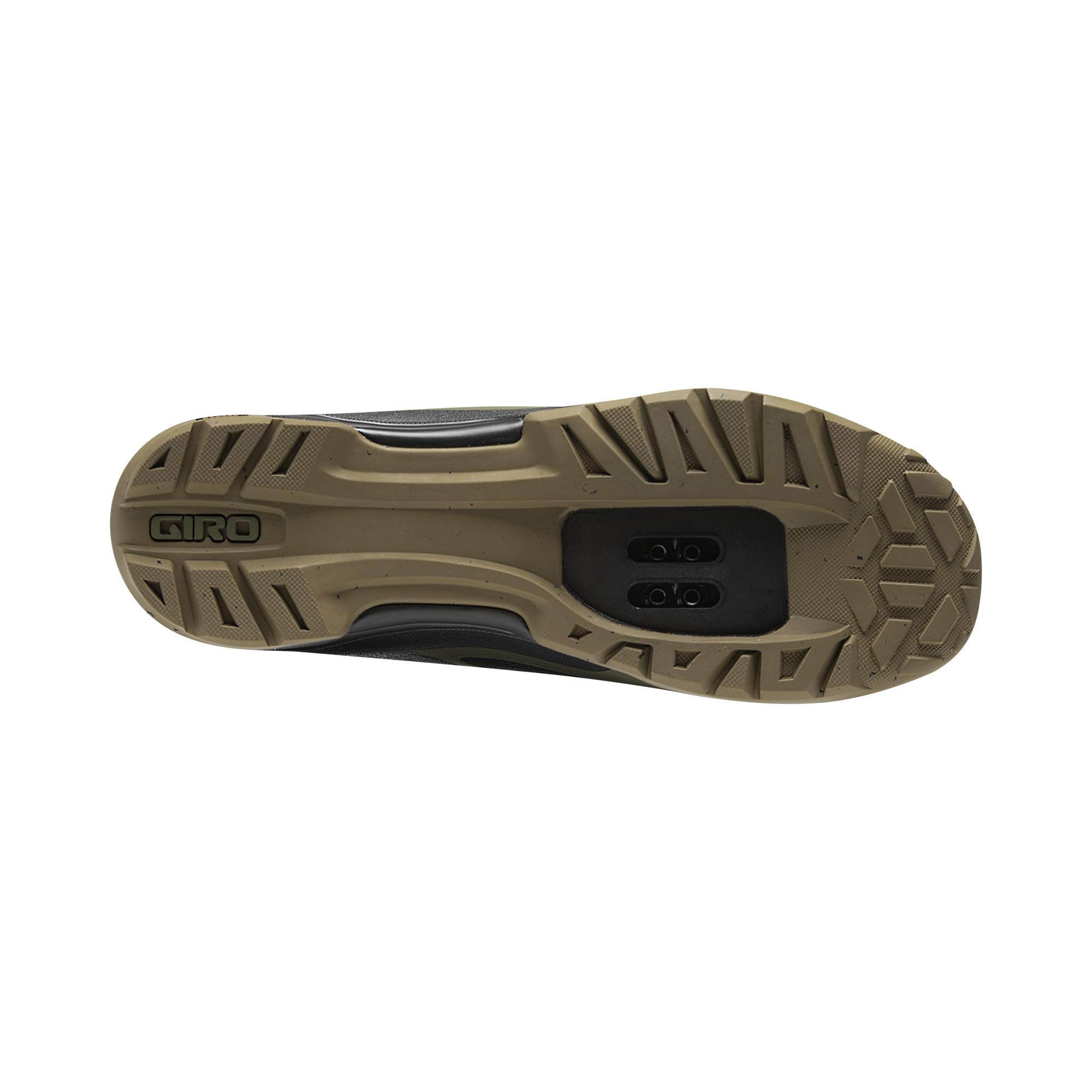 Giro Ventana Fastlace Men's Clipless Mountain Bike Shoes - Black/Olive (2021), 48