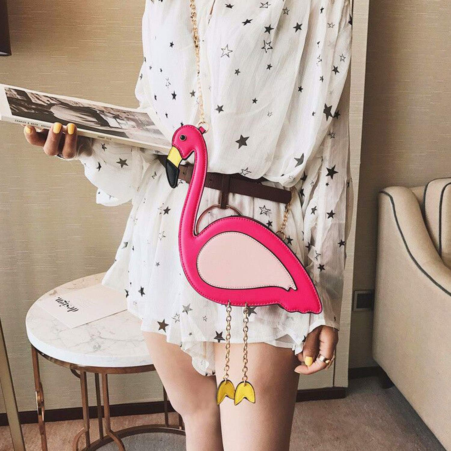 Freie Liebe New Unique Animal Design Dinosaur Crab Cross Body Bags Clutch Purses Novel Shark Flamingo Shoulder Messenger Bag