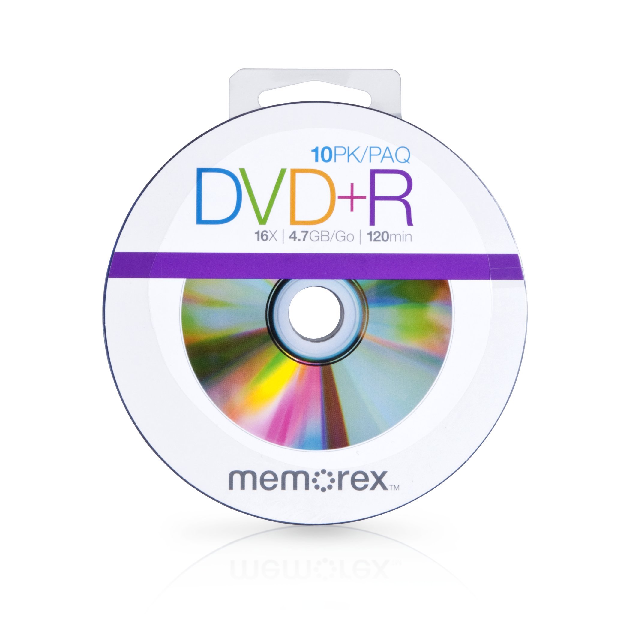 Memorex 99057 DVD+R 16x Discs, 10 Pack