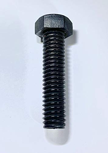 Small Parts 37C150HCSNB Hex Black Head Screw, Nylon, External Hex, 3/8"-16 Thread Size, 1-1/2" Long (Pack of 25)