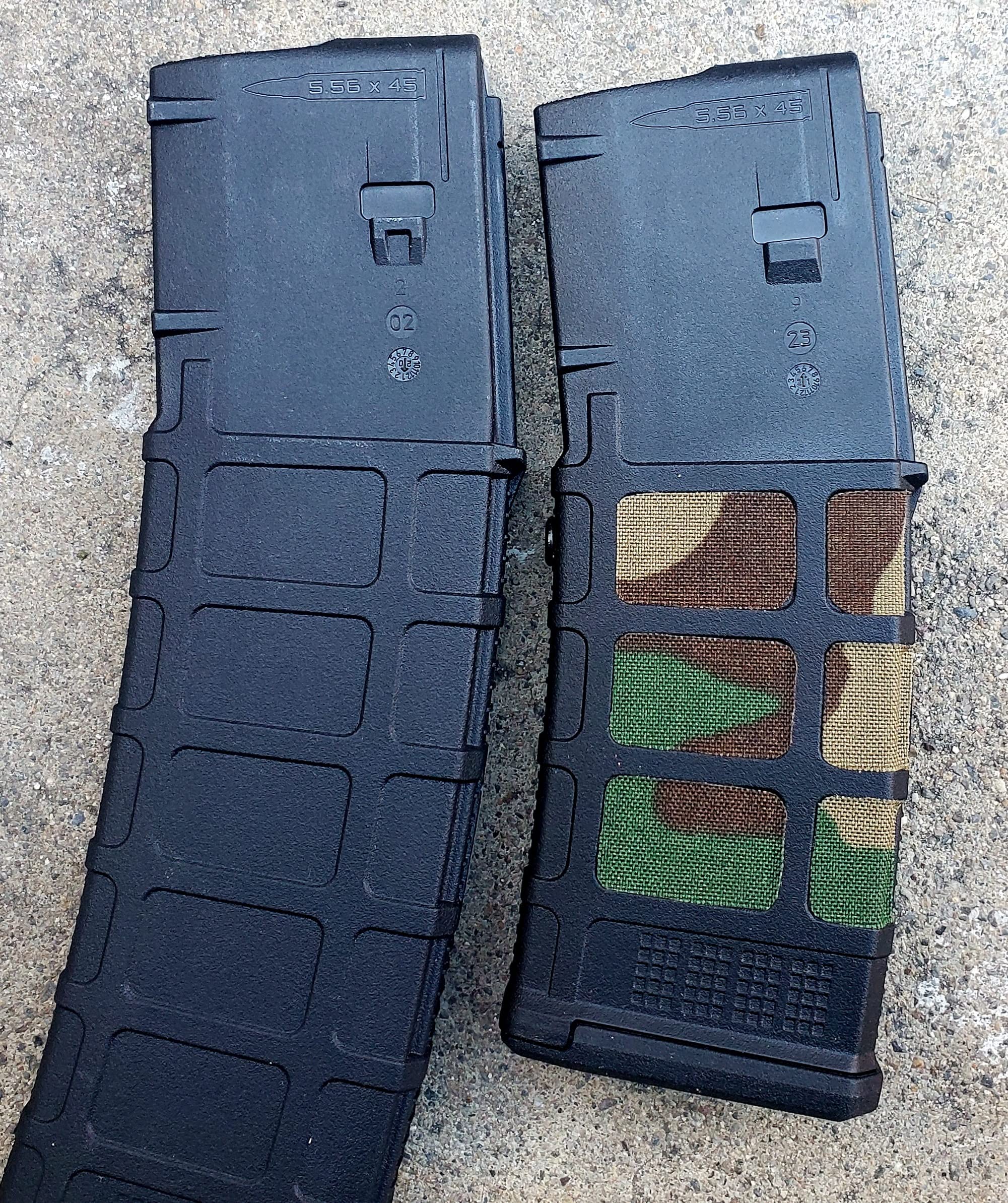 Dangerfield Arms TackGear Wrap 8" x 12" MultiCam Cordura Camouflage Adhesive Wrap 500 Denier adhesive back for kydex and other items (Woodland Camo M81)