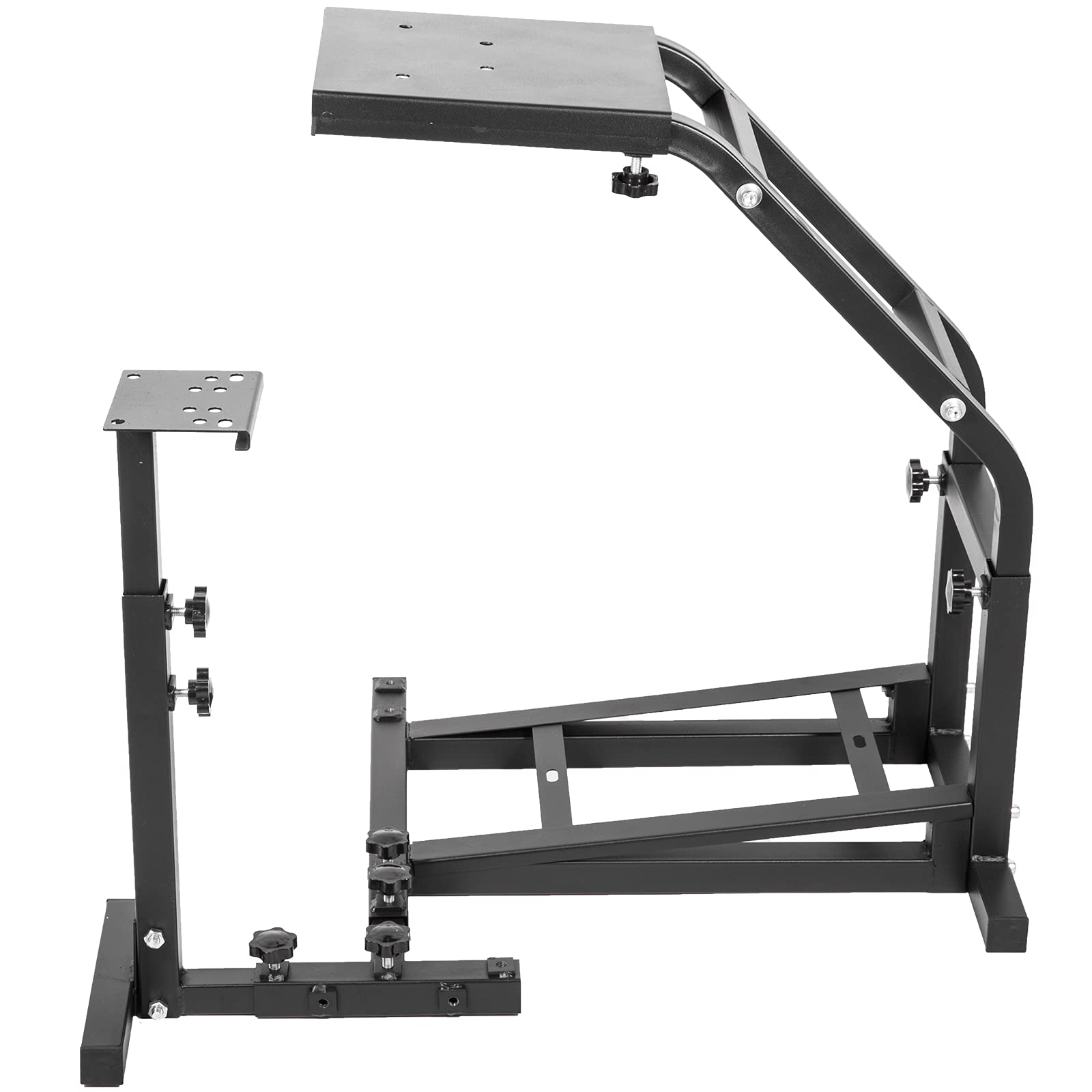 Marada Gaming Steering Wheel Stand Adjustable Fit for Logitech,Thrustmaster,Xbox, G25 G27 G29 G920 G923, Racing Wheel Stand, Handbrake Shifter Wheels and Pedals Not Included