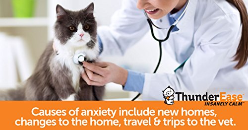 ThunderEase Cat Calming Pheromone Diffuser Kit | Powered by FELIWAY | Reduce Scratching, Urine Spraying, Marking and Anxiety (30 Day Supply)