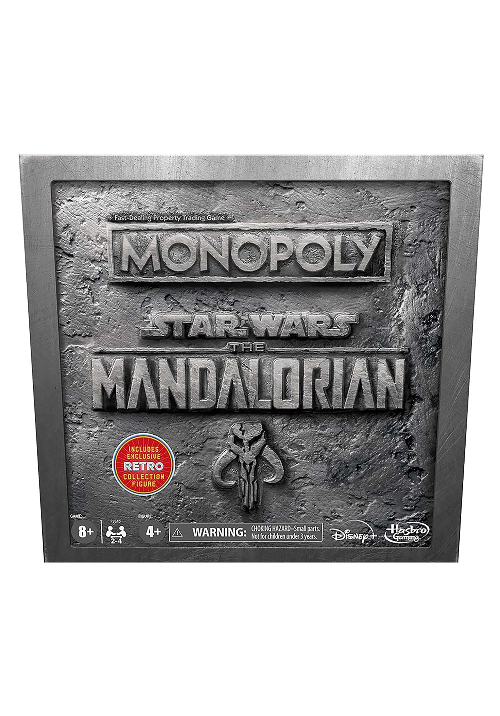 Hsbro Star Wars The Mandalorian Monopoly Collector's Edition with Retro Remnant Stormtrooper Action Figure
