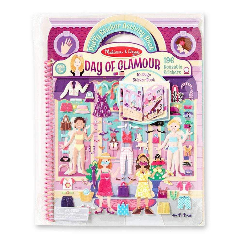 Deluxe Puffy Sticker Album - Day of Glamour